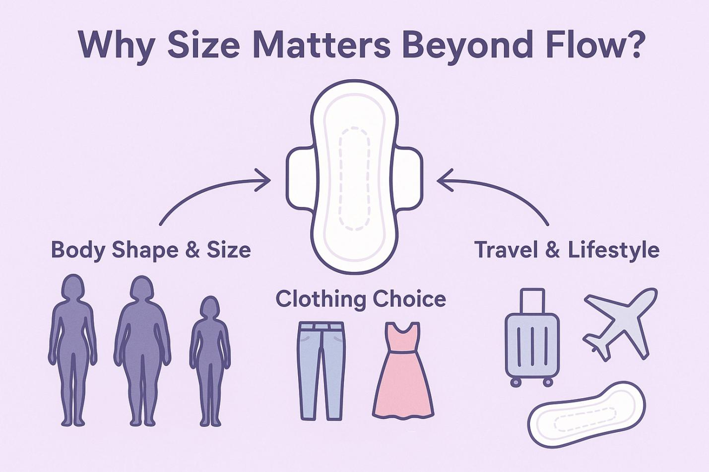 Sanitary Pads Sizes Guide: From Light Flow to Heavy Protection - Shuya