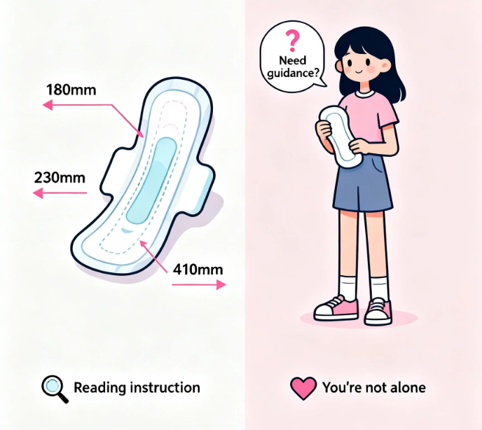 Sanitary Pads Sizes Guide: From Light Flow to Heavy Protection - Shuya